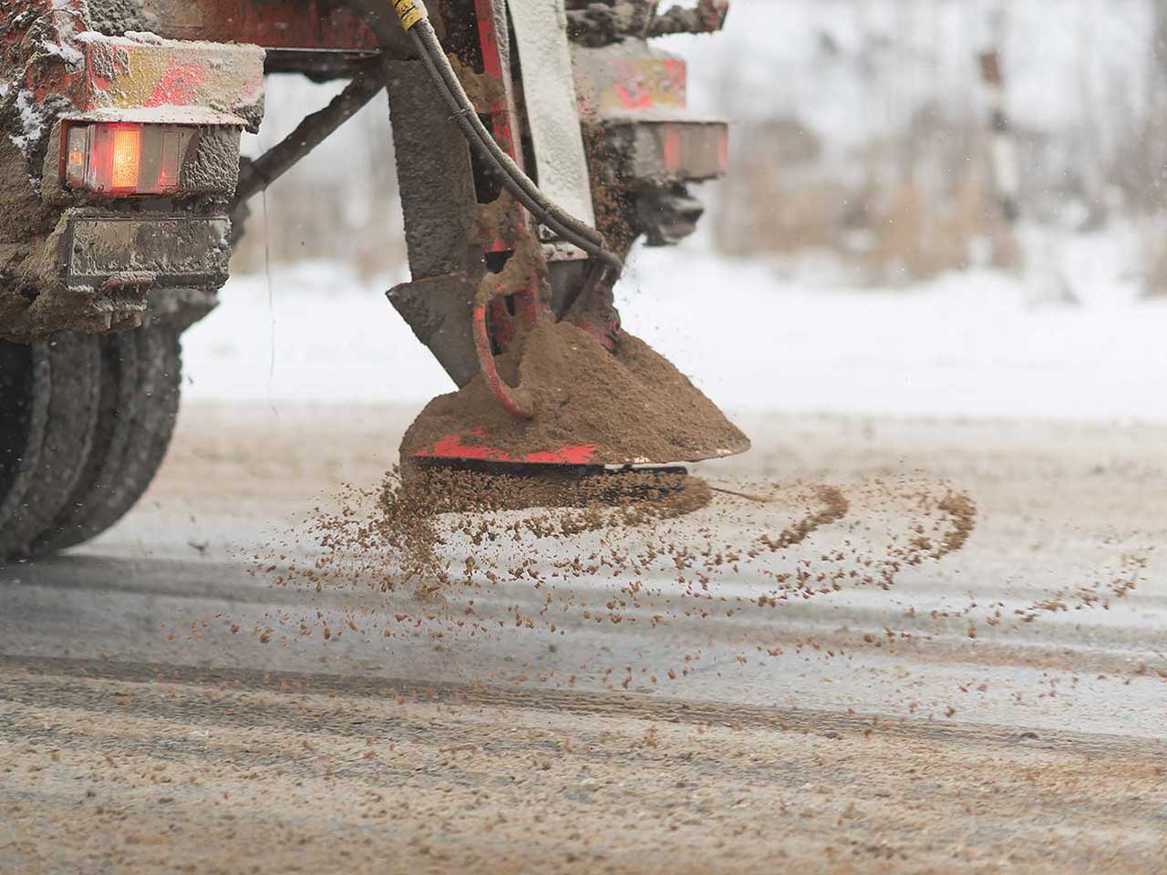 Winter snow clearance and gritting services for businesses in County Durham